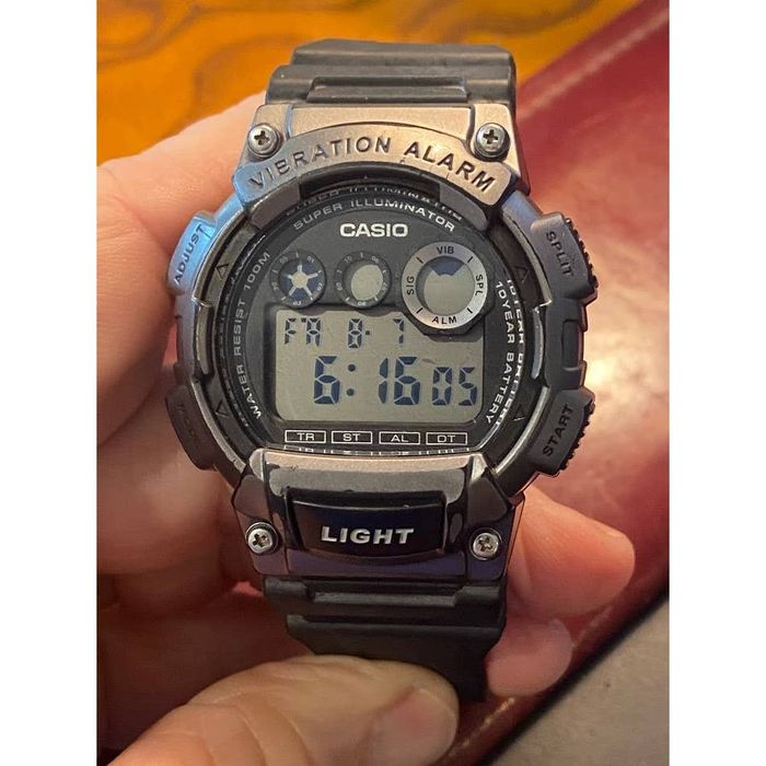 Casio Men's 50mm Casio W735H Watch, Vibration alarm, WR 10BAR | Grailed