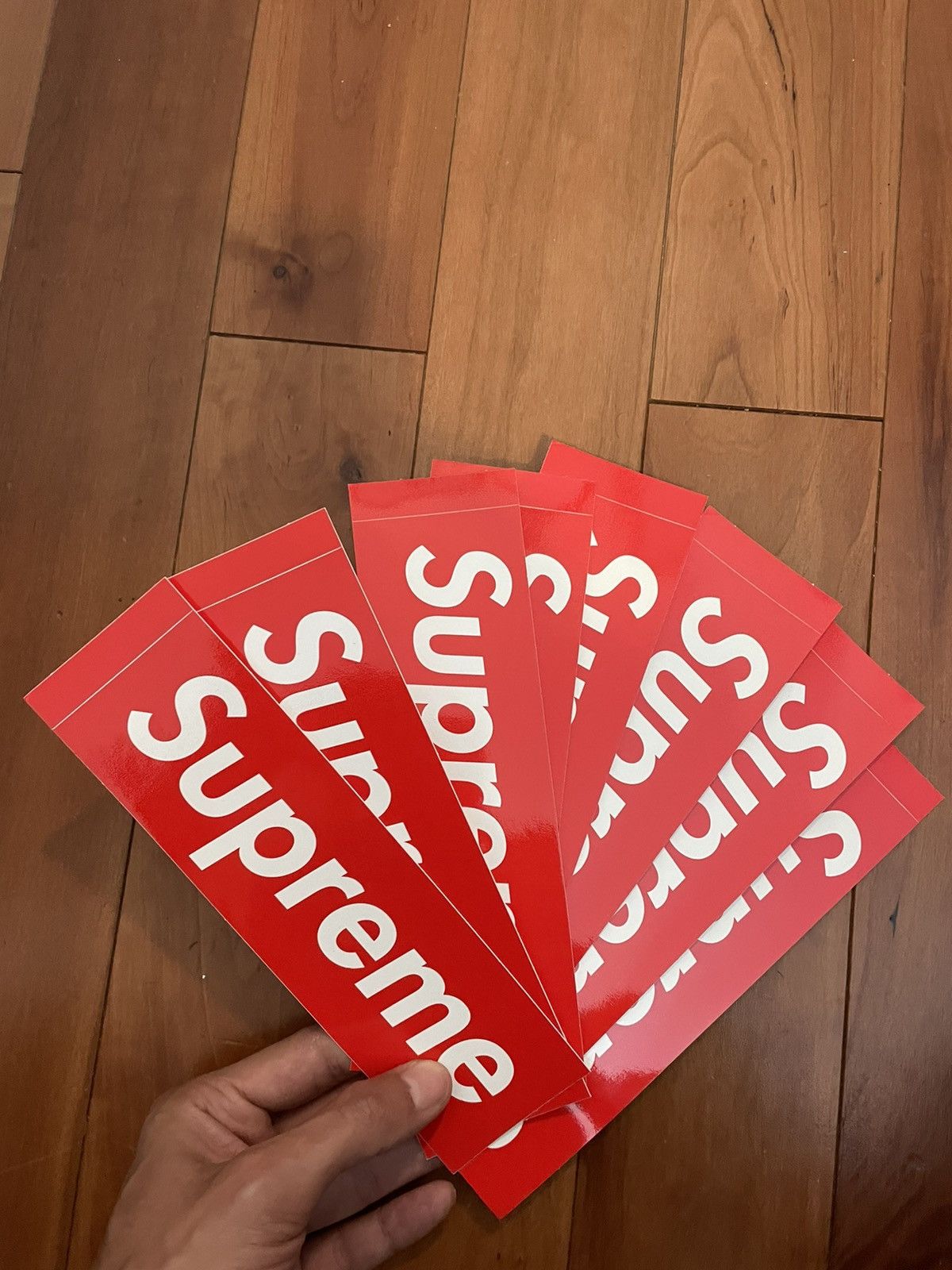 Supreme 8 box logo stickers | Grailed