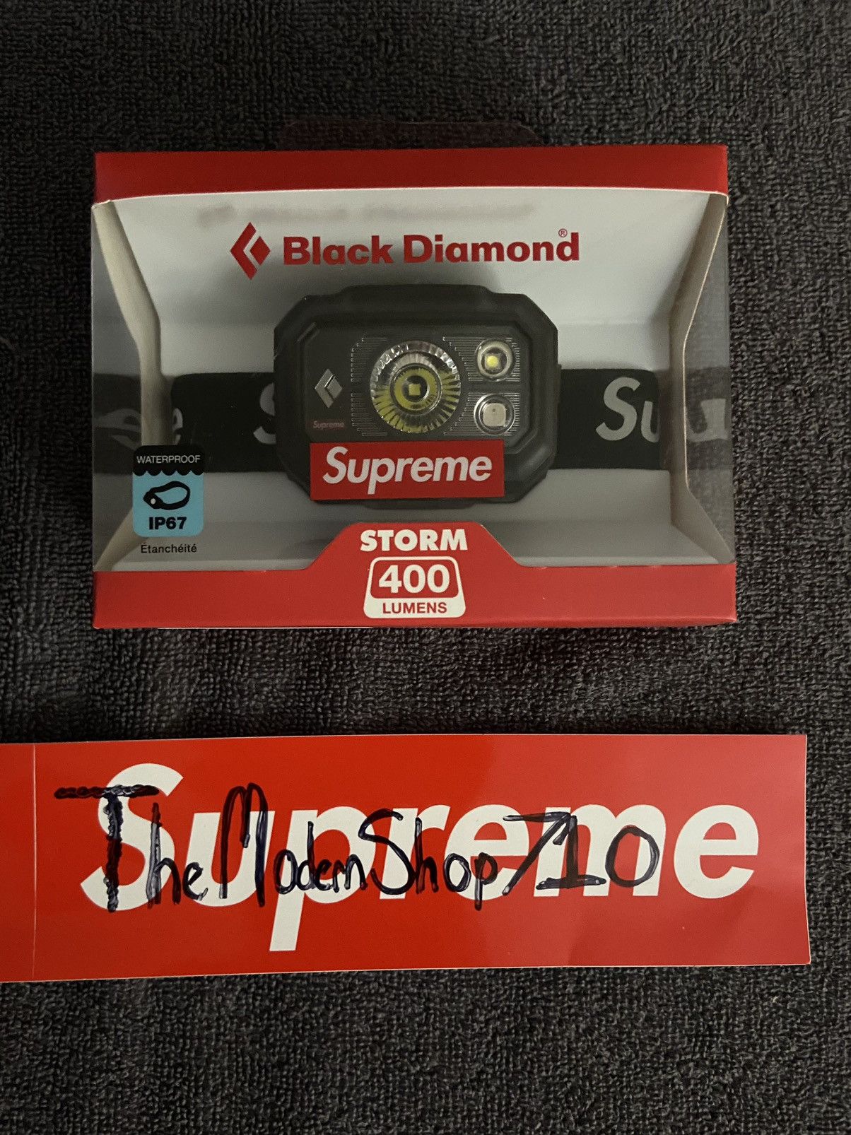 Supreme Supreme Black Diamond Storm 400 Headlamp | Grailed