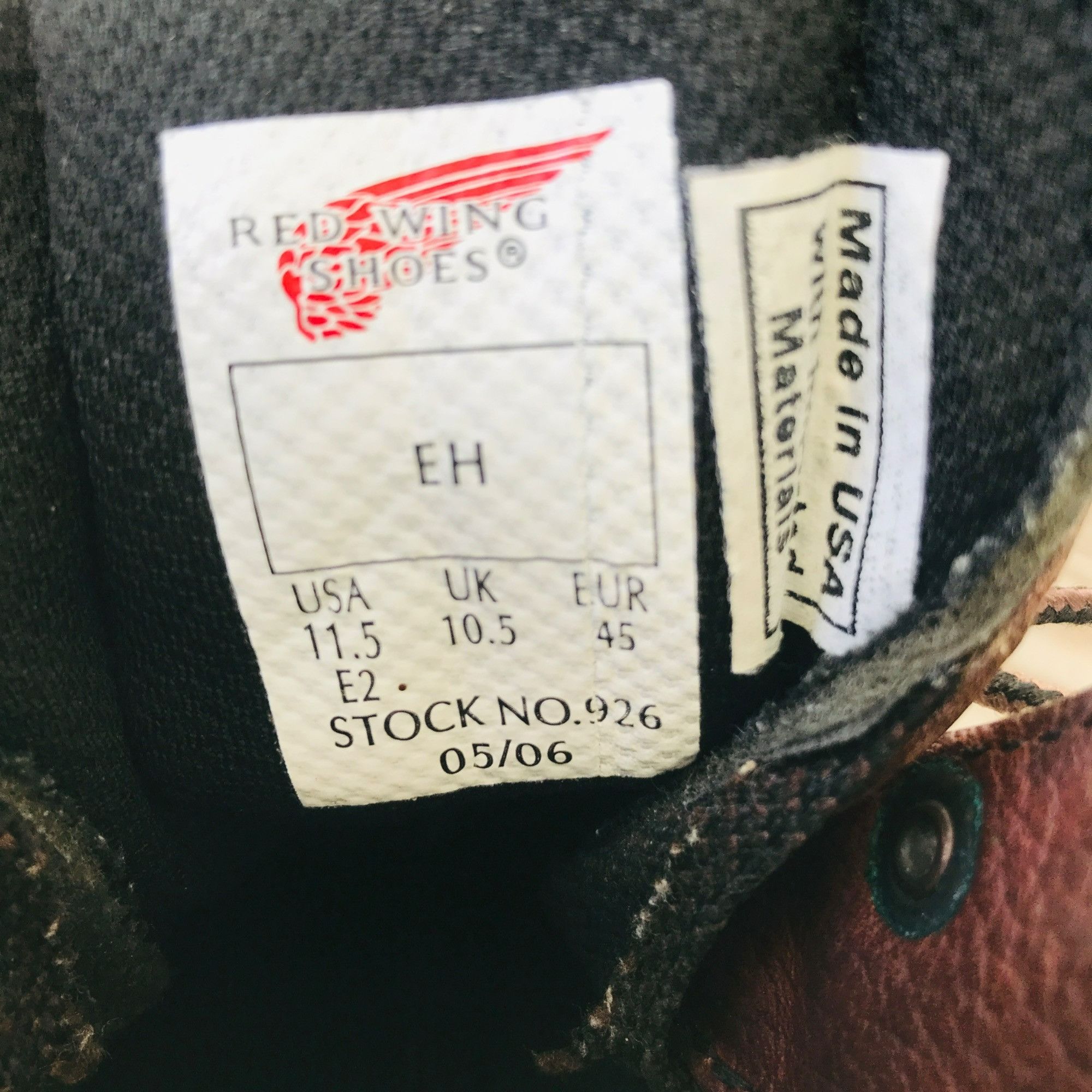 Red Wing RED WING 926 BROWN LEATHER 6" BOOTS SIZE 11.5 E2 MADE | Grailed