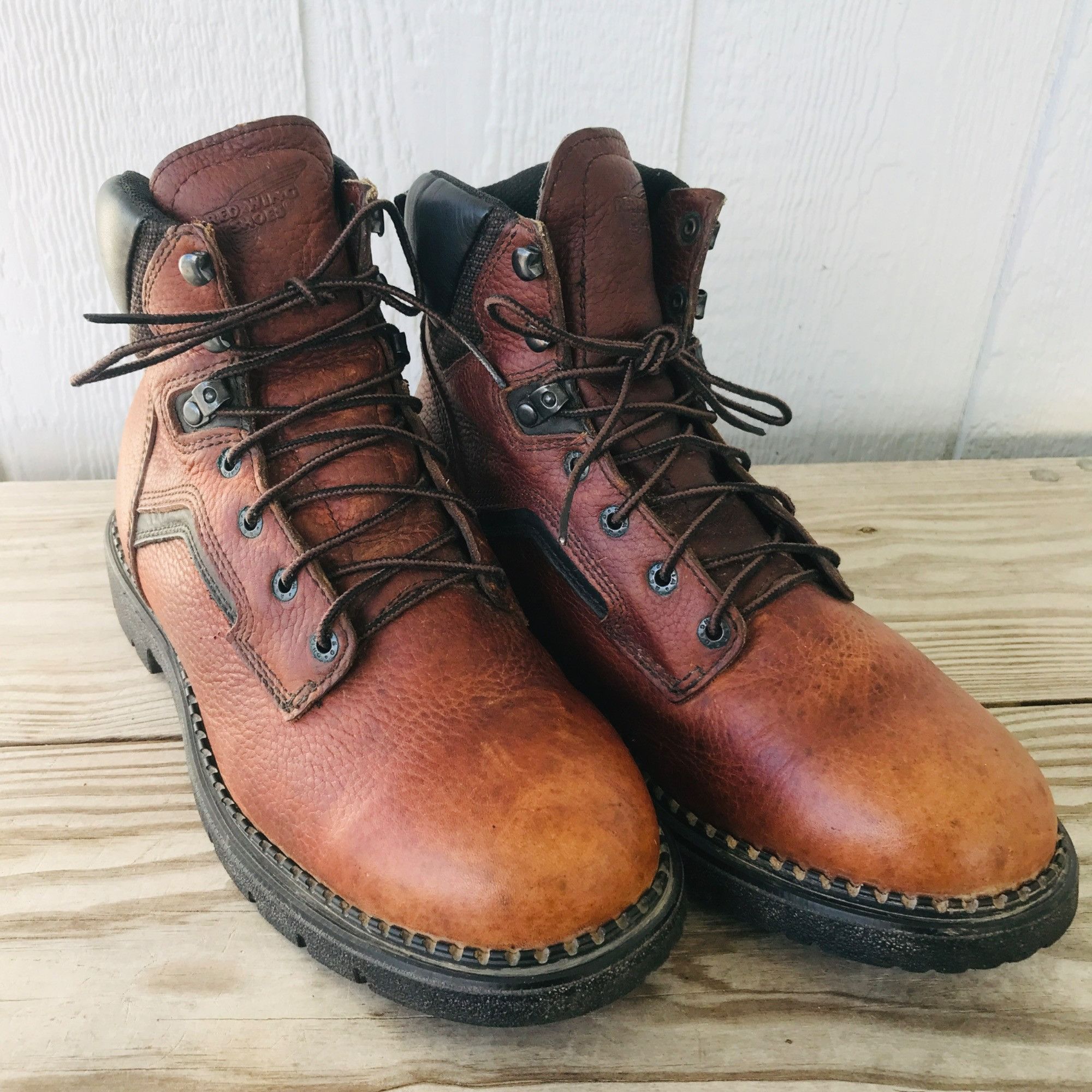 Red Wing RED WING 926 BROWN LEATHER 6" BOOTS SIZE 11.5 E2 MADE | Grailed