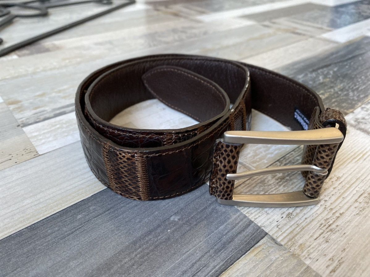 Designer NANNI BELT VINTAGE RARE LEATHER MADE IN ITALY | Grailed