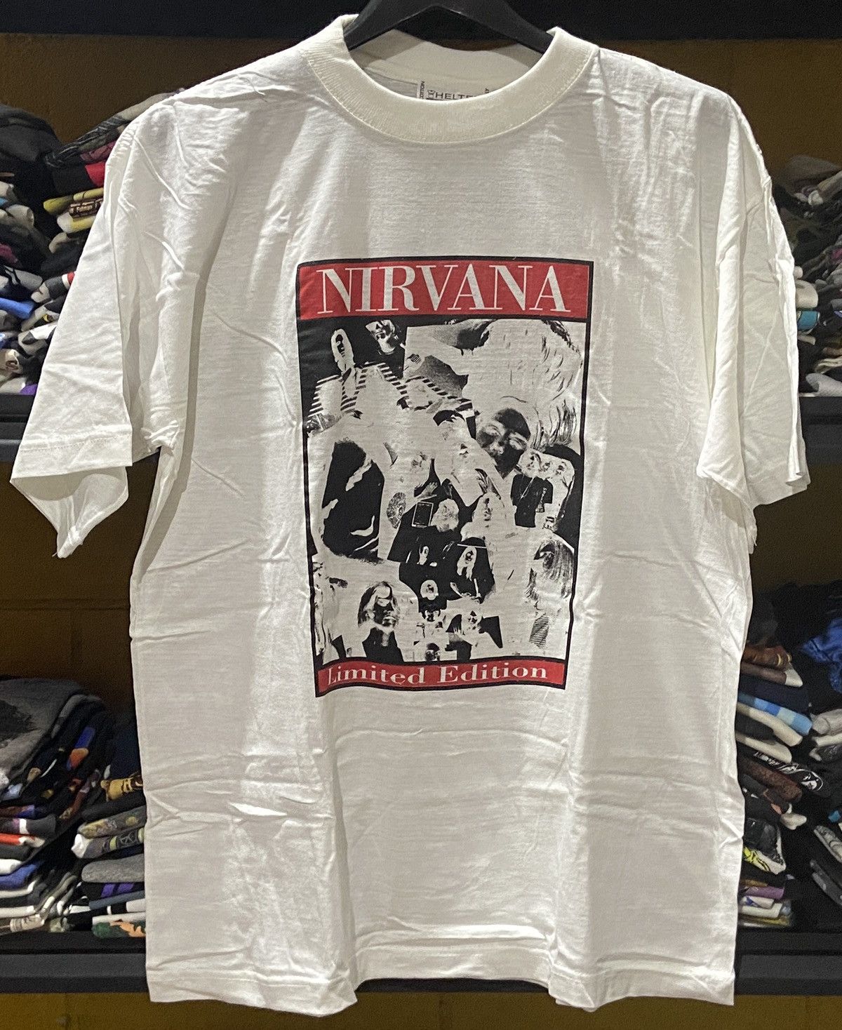 Vintage Vintage 90s NIRVANA BOXSET No347 LIMITED EDITION TOUR TSHIRT ...