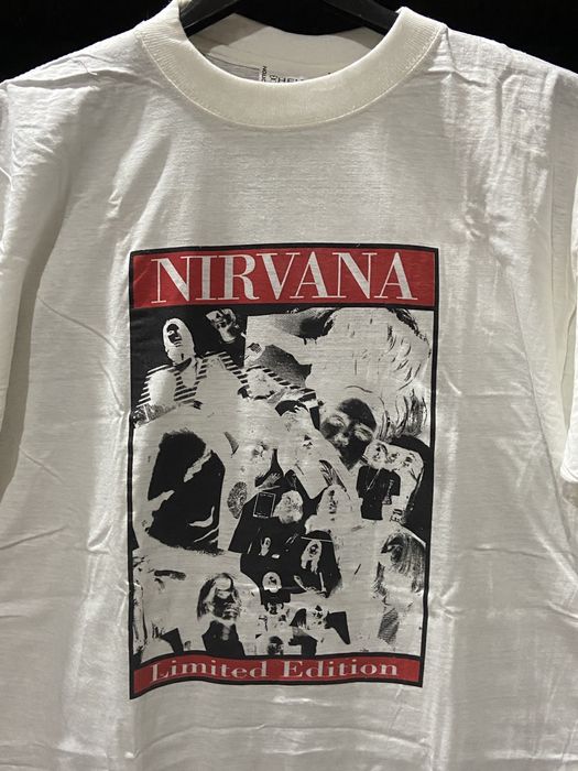 Vintage Vintage 90s NIRVANA BOXSET No347 LIMITED EDITION TOUR TSHIRT ...