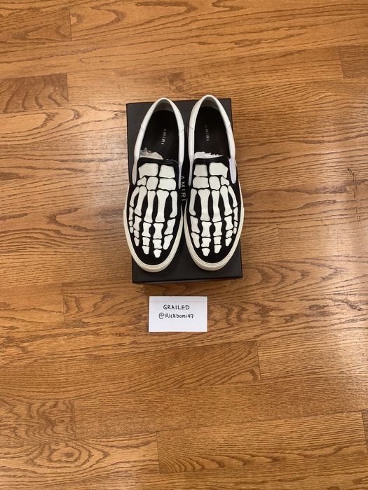 Amiri Amiri Skeleton Toe Slip On | Grailed