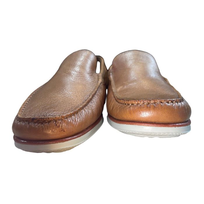 Kenneth Cole New York DESTIN Slip-On Brown Leather Shoes | Grailed
