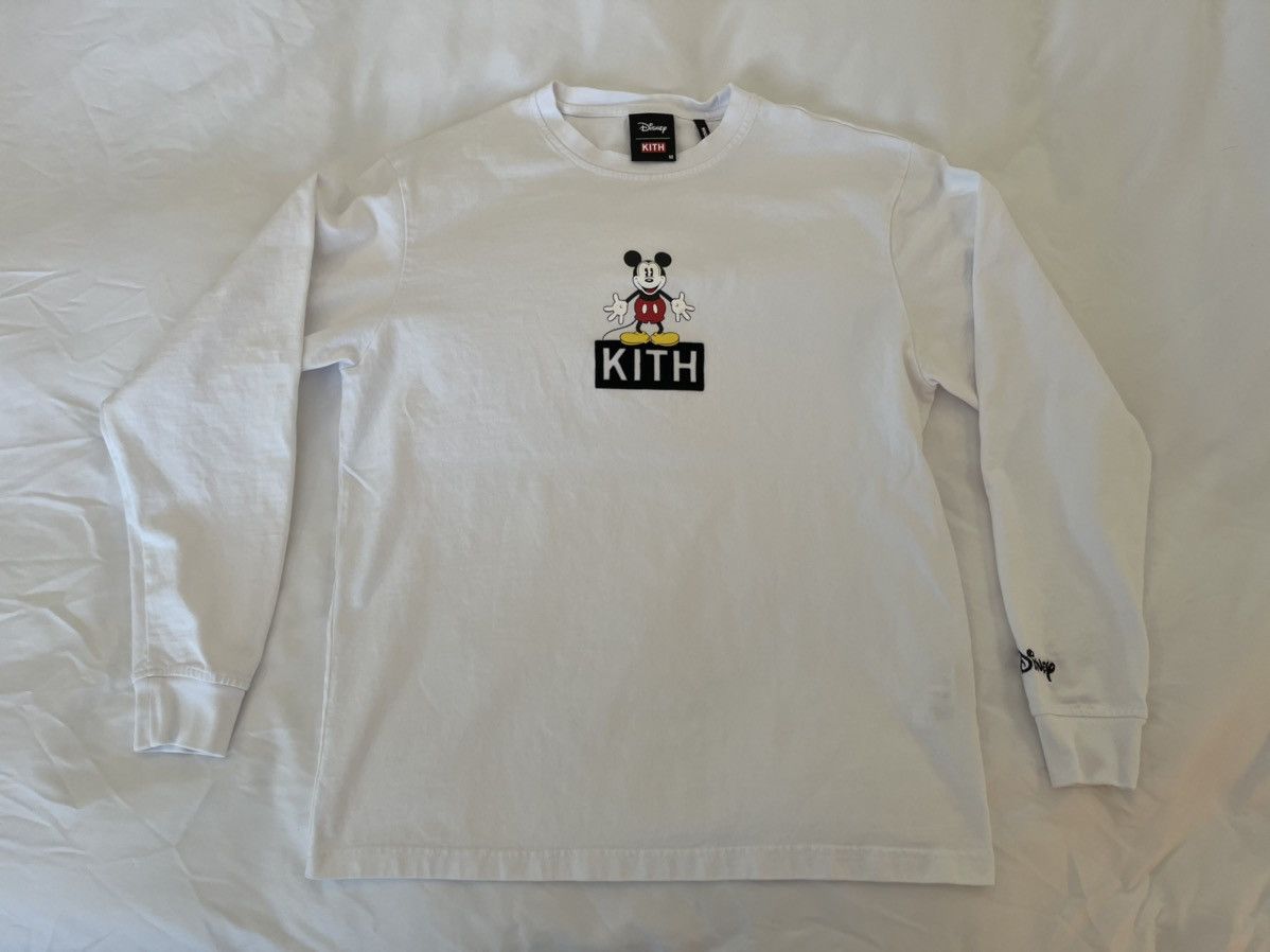 Kith Kith x Disney 30s Mickey Standing Classic Logo L/S Tee | Grailed