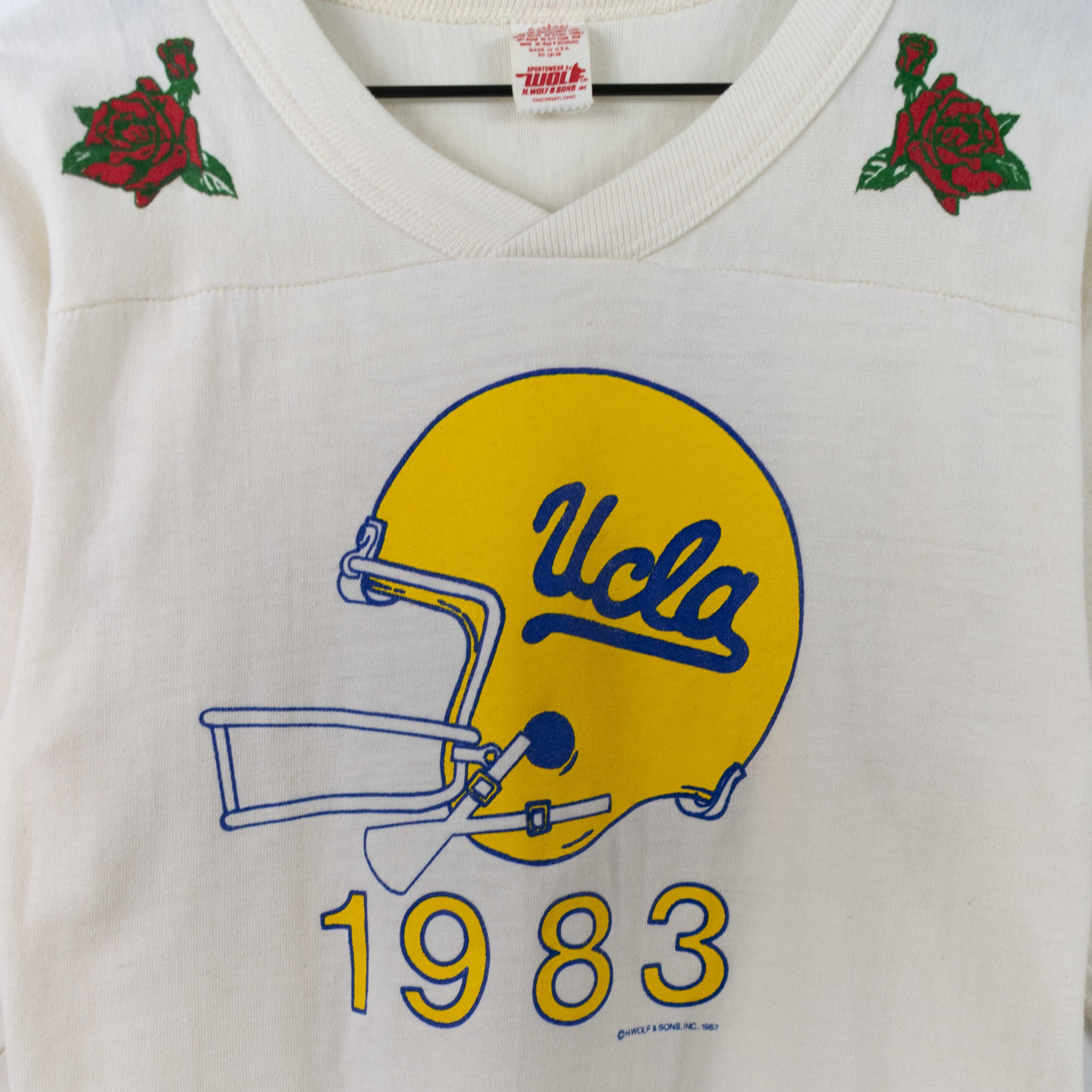 Vintage Vintage 1983 UCLA Rose Bowl Jersey T-Shirt Wolf & Sons | Grailed