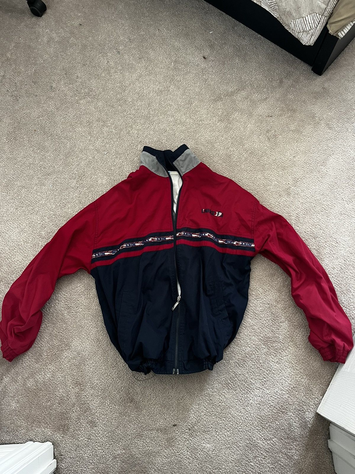Nike × Streetwear × Vintage Vintage Nike Red & Blue Jacket | Grailed