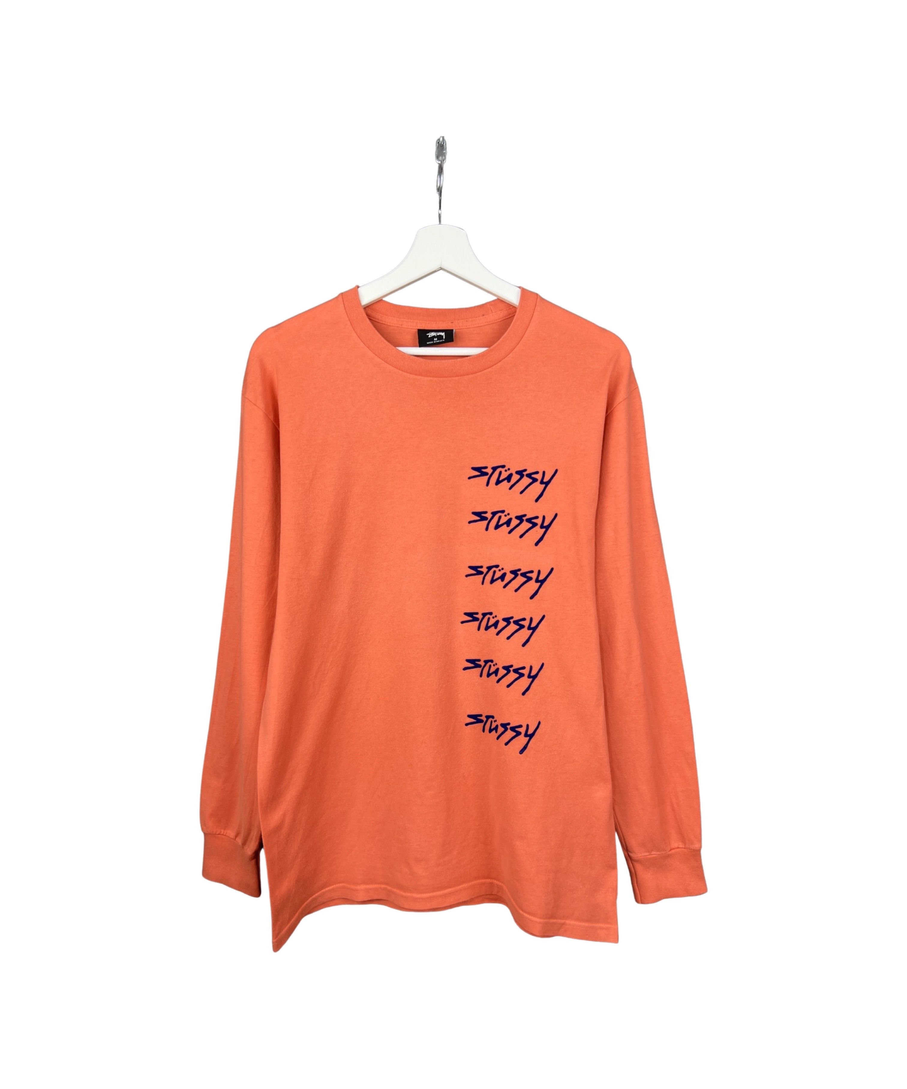 Stussy Vintage Stussy Front Logo Long Sleeve Shirt | Grailed