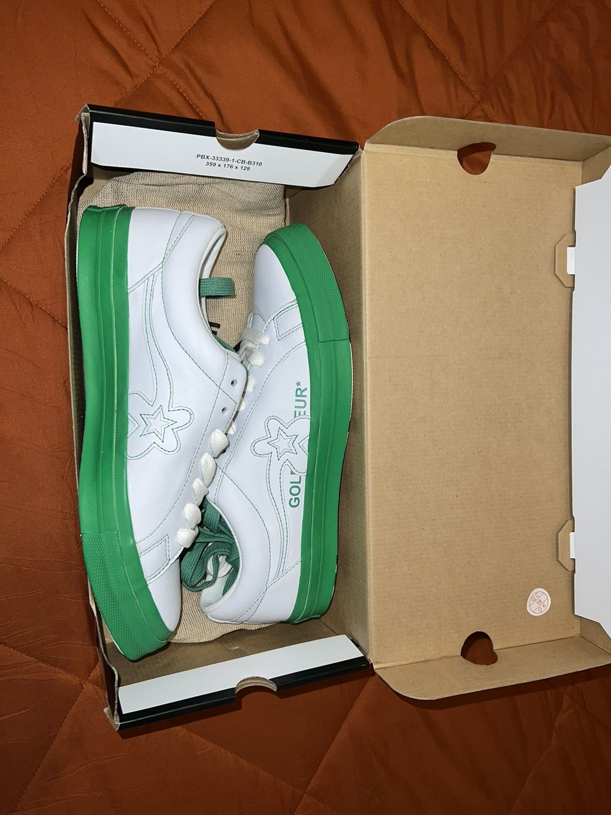Converse Golf Le Fleur x One Star Ox Kelly Green | Grailed
