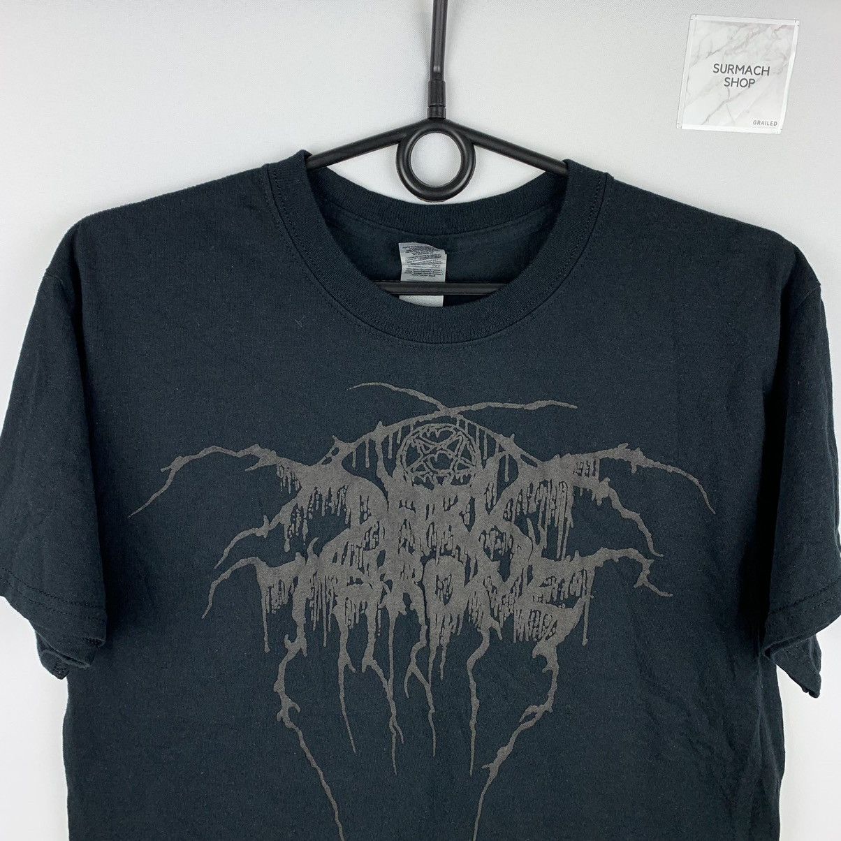 Band Tees × Rock T Shirt × Vintage Darkthrone T-shirt Vintage Big Logo Rare Tee | Grailed