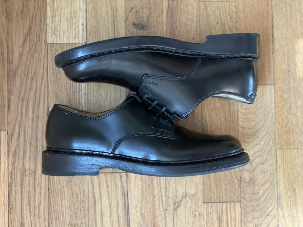 Our Legacy Black Leather Uniform Parade Derby Shoes | Grailed