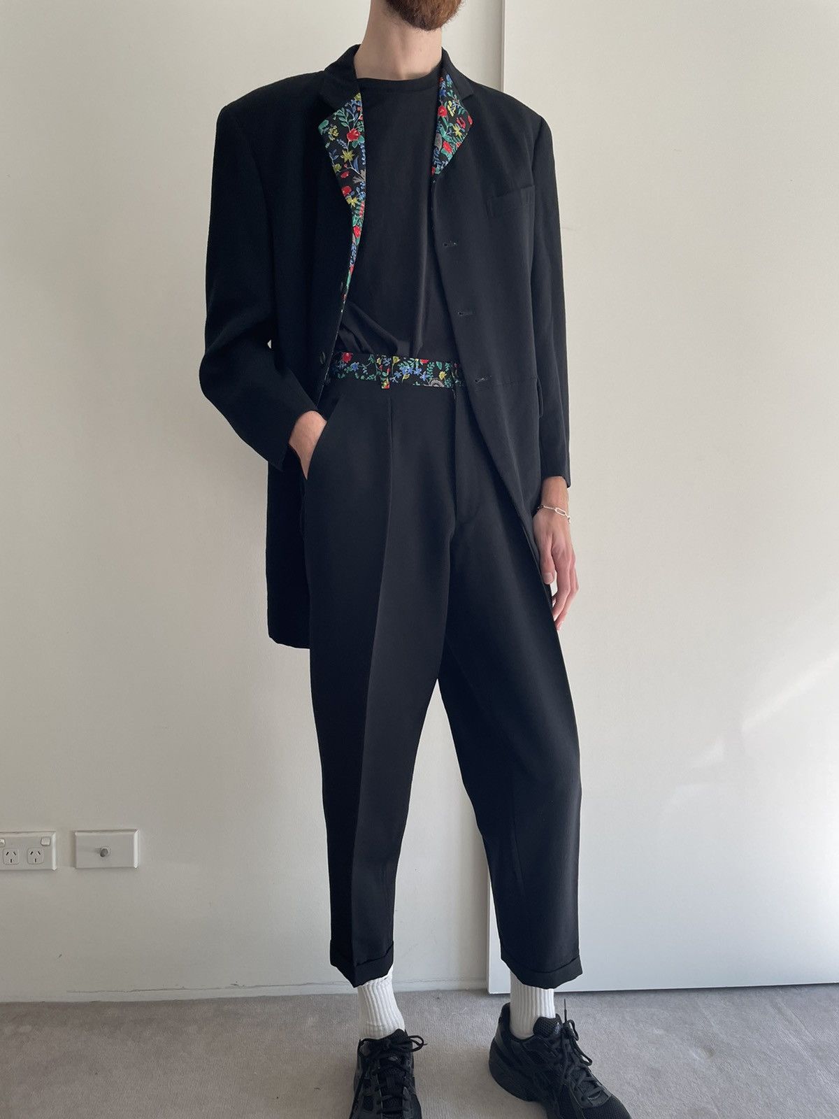 Comme Des Garcons Homme Plus Iconic CDG homme plus floral detail suit ...