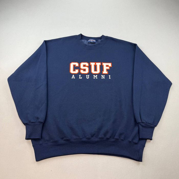 Vintage Vintage CSUF Fullerton Sweatshirt Blue Alumni Titans College ...