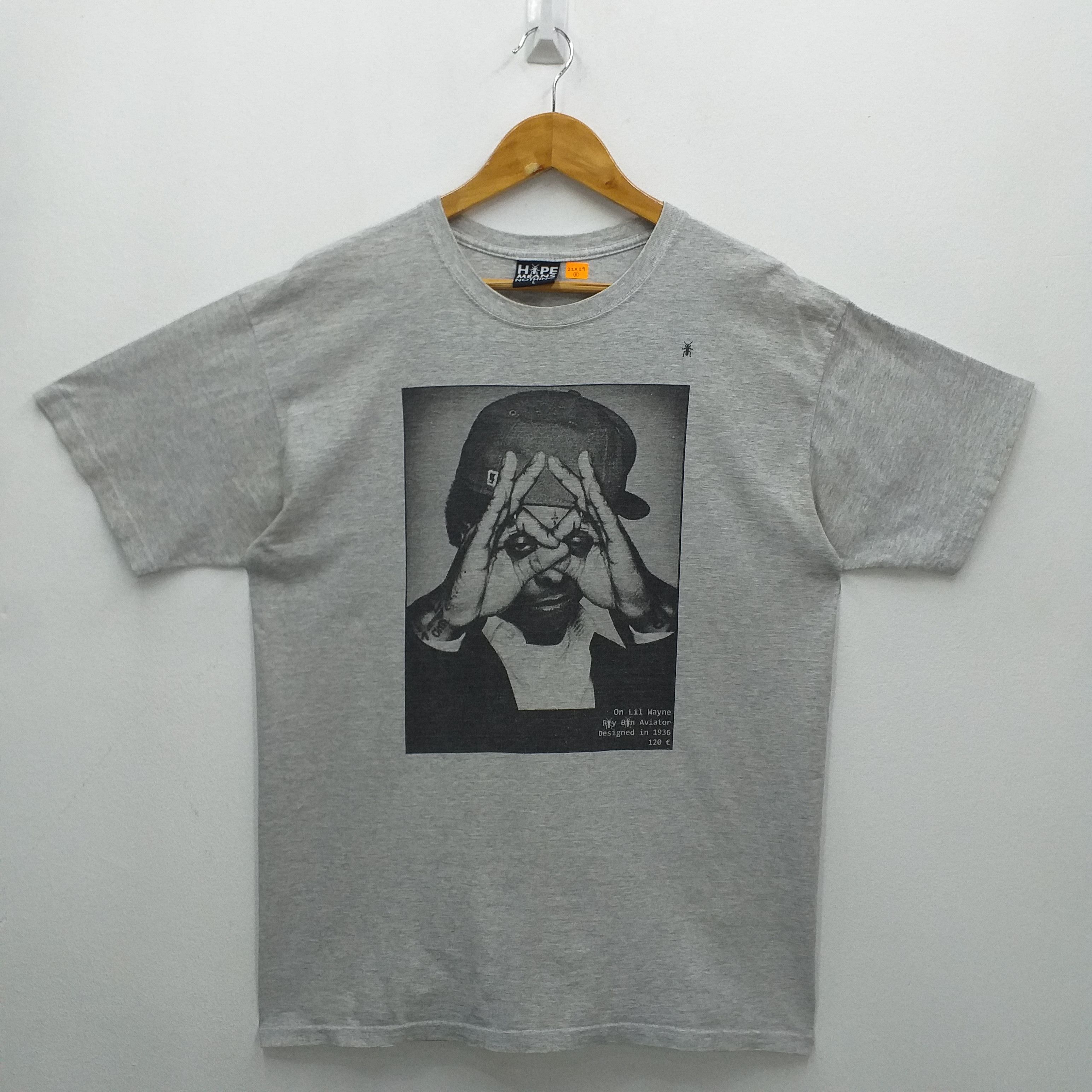 Lil Wayne × Rap Tees × Vintage Vintage Lil Wayne Hype Means Nothing ...