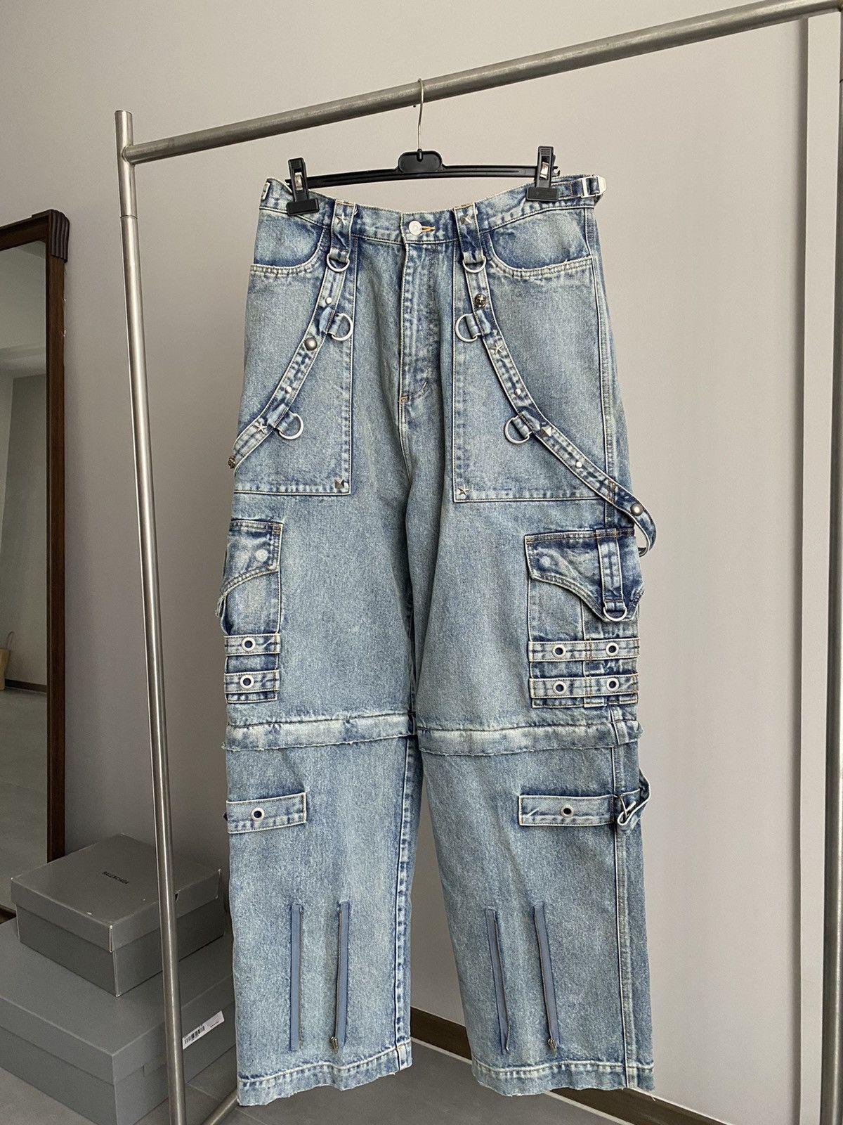 Balenciaga Balenciaga 2022 runway raver denim jeans | Grailed