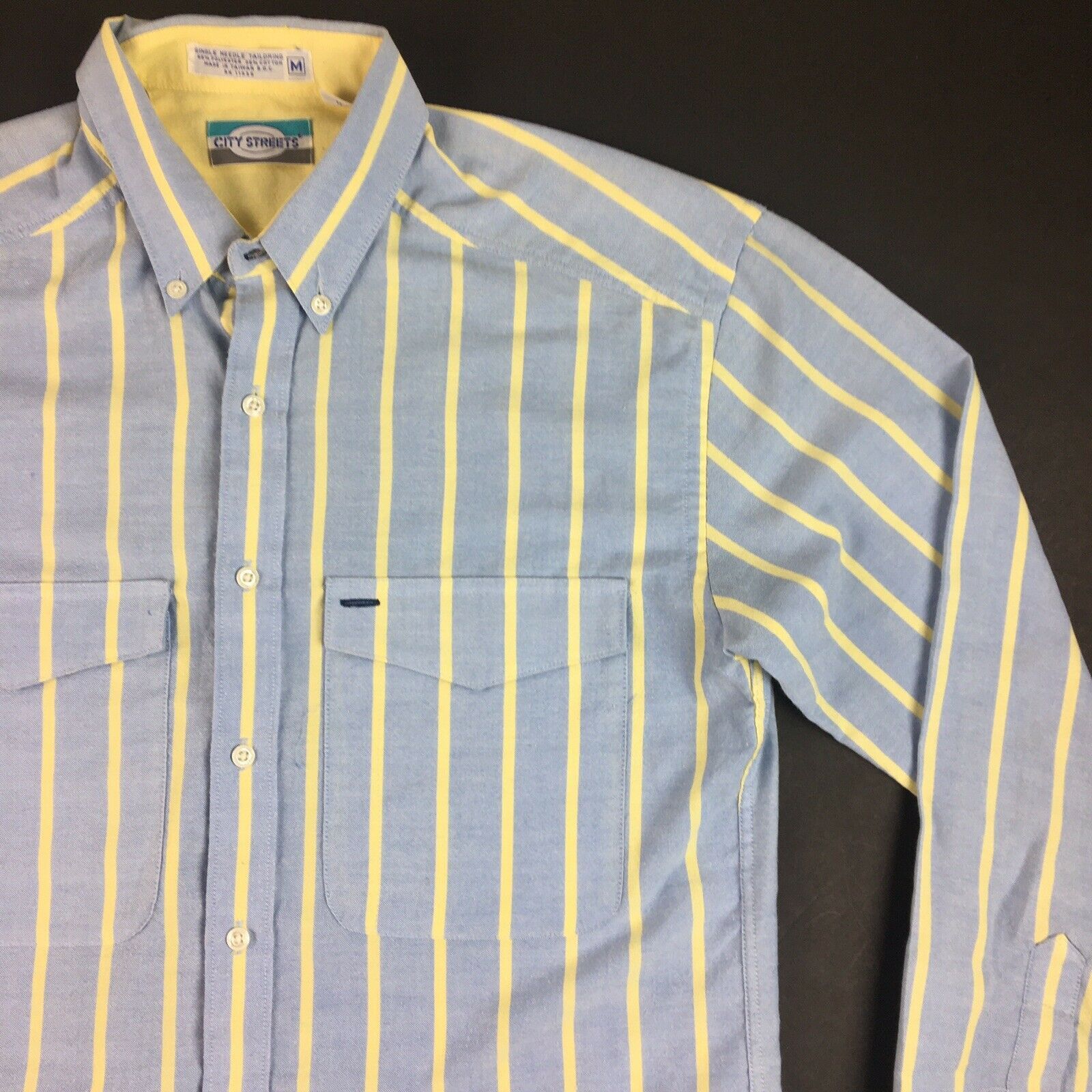 Vintage Vintage 80s City Streets Single Needle Tailoring Shirt | Grailed