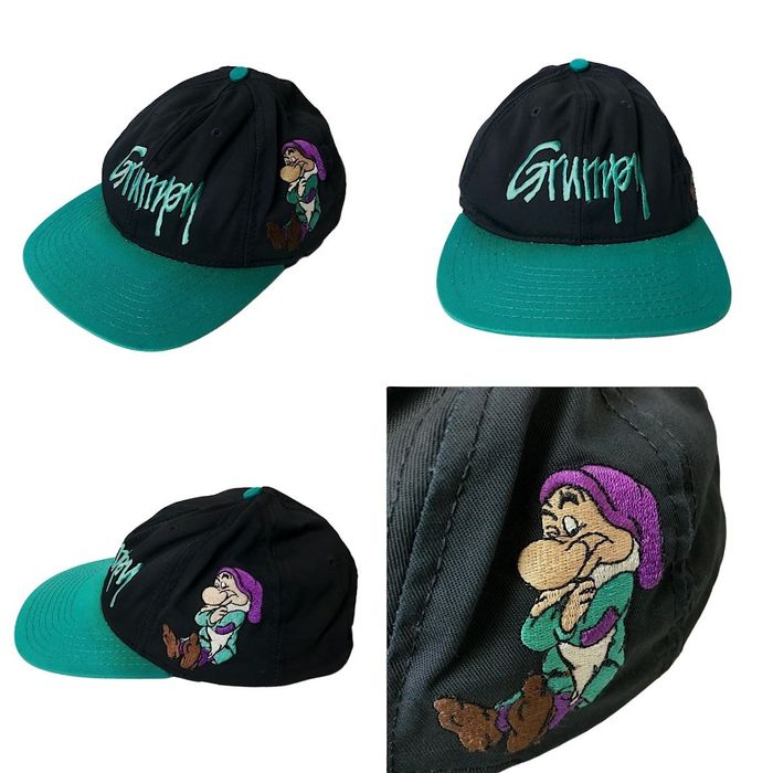 Urban Outfitters 90s VINTAGE Walt Disney Grumpy Snapback Made In USA ...