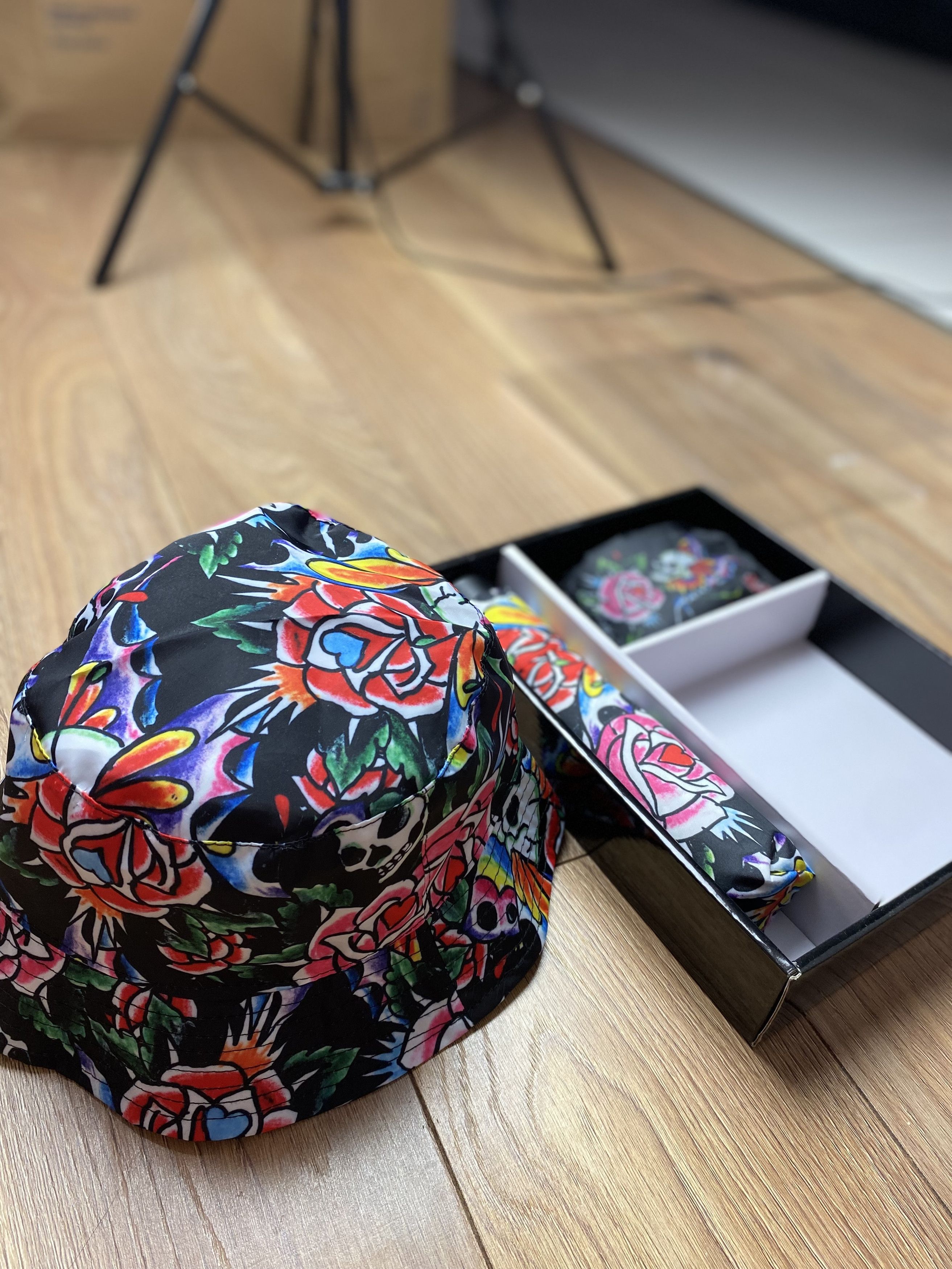 Ed Hardy × Streetwear Ed Hardy SET bucket bag umbrella | Grailed