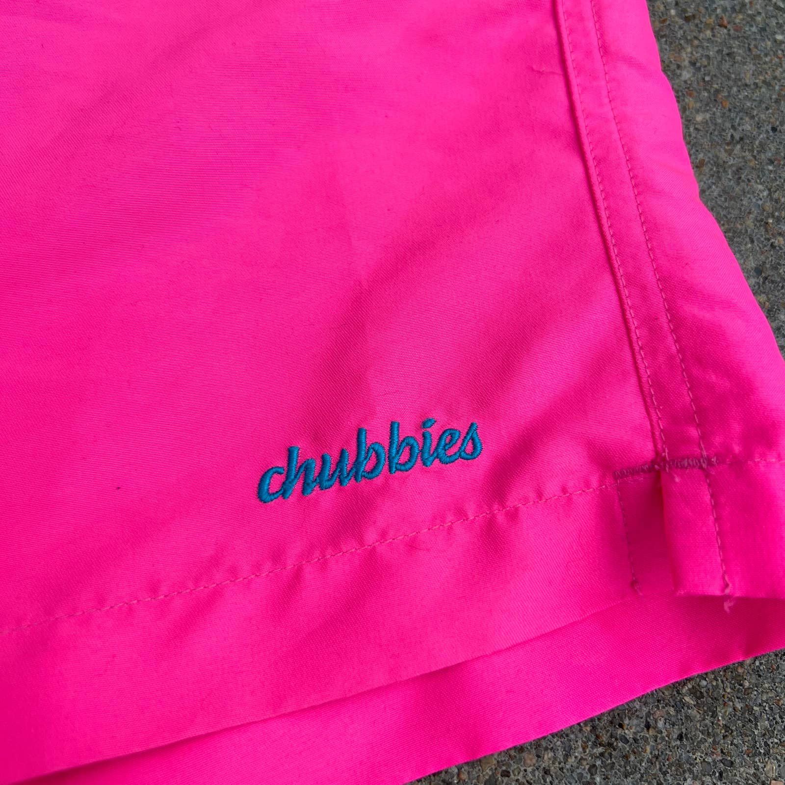Chubbies Chubbies hot pink board shorts swim trunks | Grailed