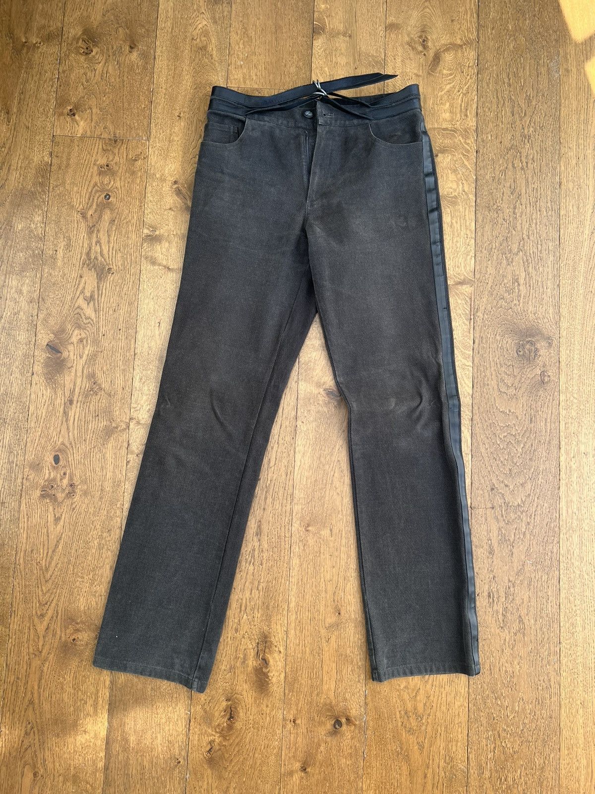 Raf Simons Raf Simons AW02 belted trousers | Grailed