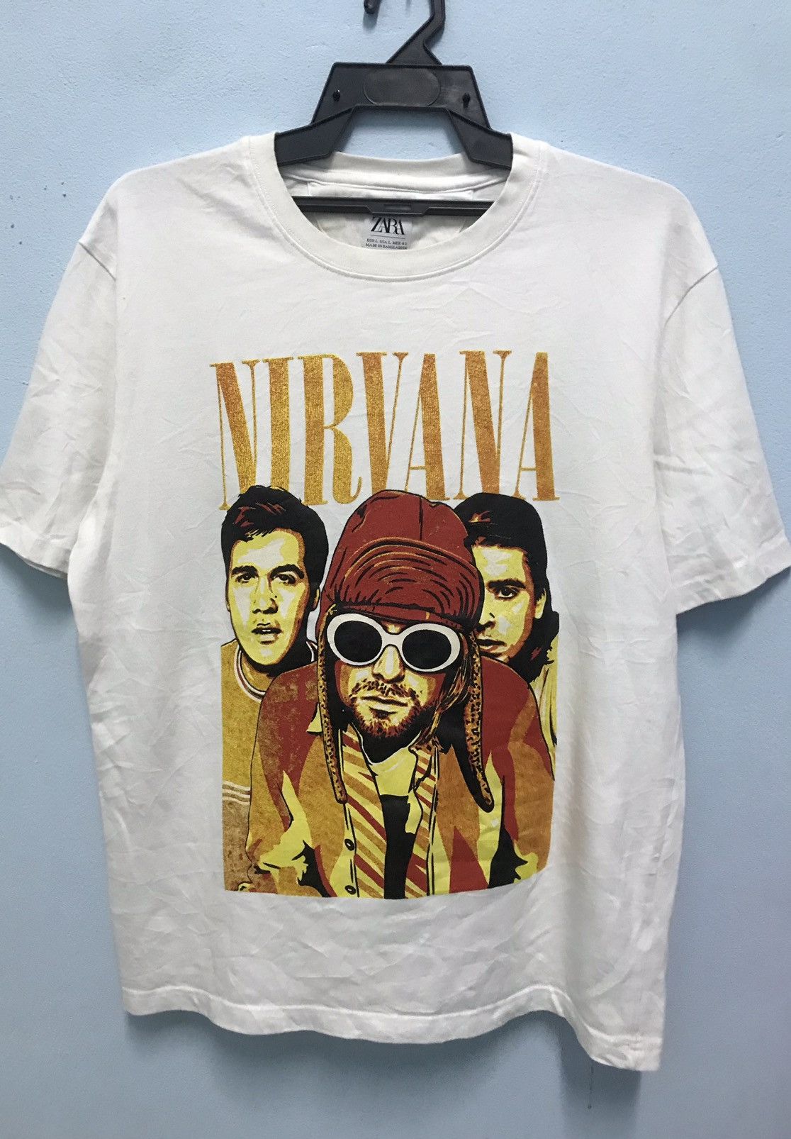 Zara Zara Nirvana Band Tee | Grailed