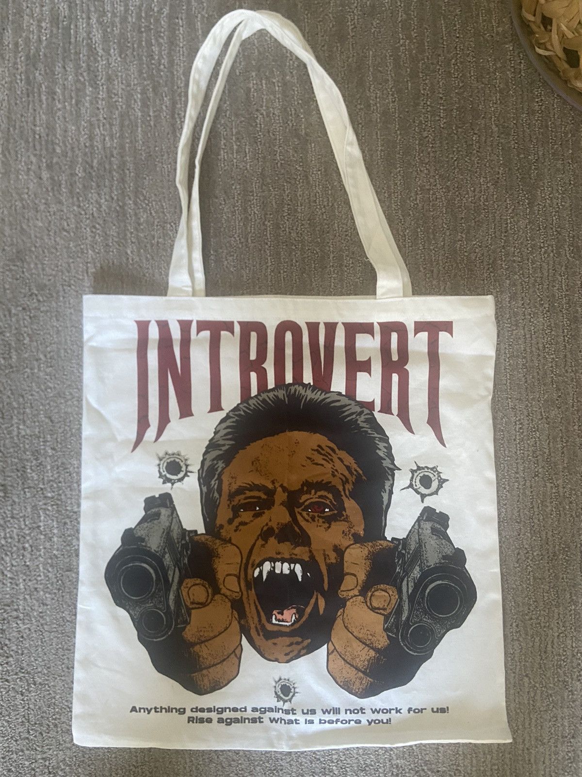 Streetwear Introvert Tote Bag | Grailed