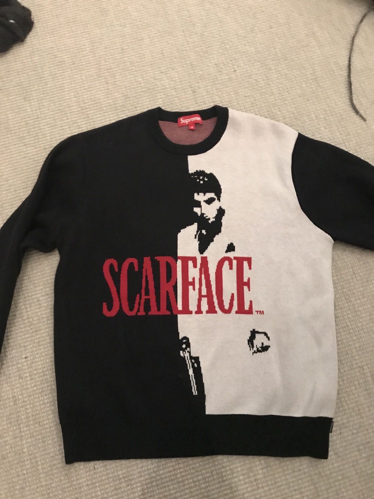 Supreme Supreme Scarface Sweater | Grailed