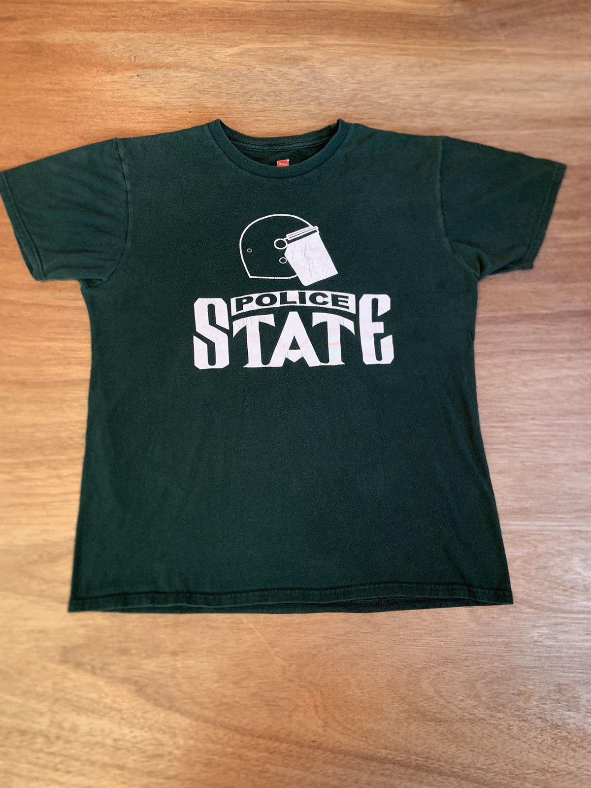 Vintage Rare Vintage Michigan State Spartans Tee Shirt Riot Police ...