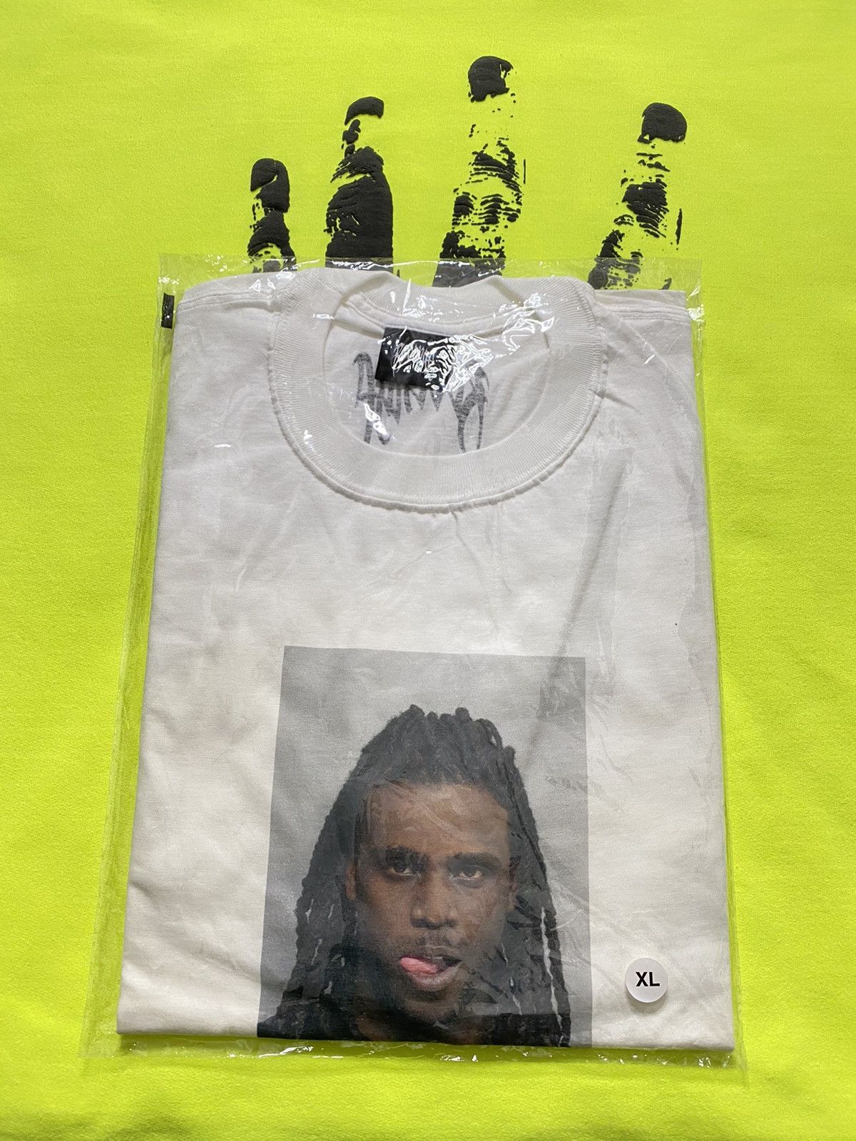 Glo Gang × Revenge × Streetwear Revenge Chief Keef Sosa Mugshot T Shirt ...