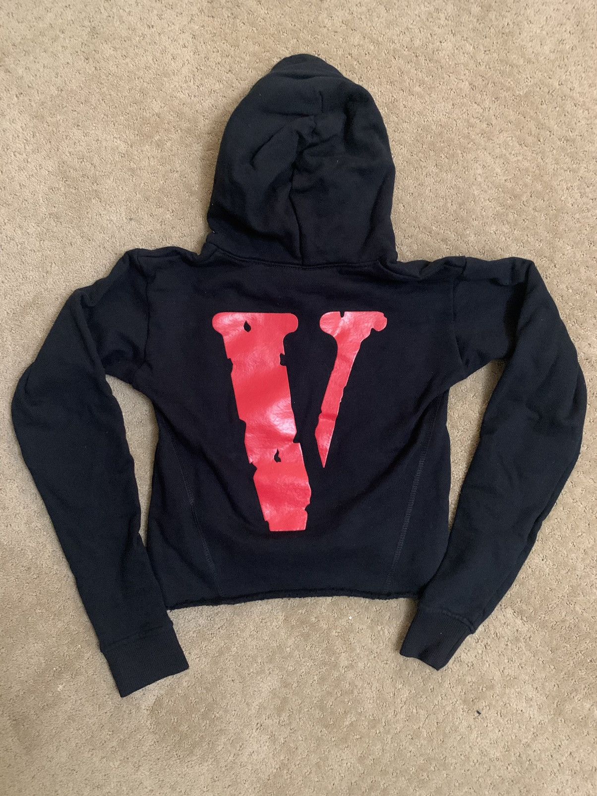Vlone Vlone Red Staple Hoodie Kids size M | Grailed