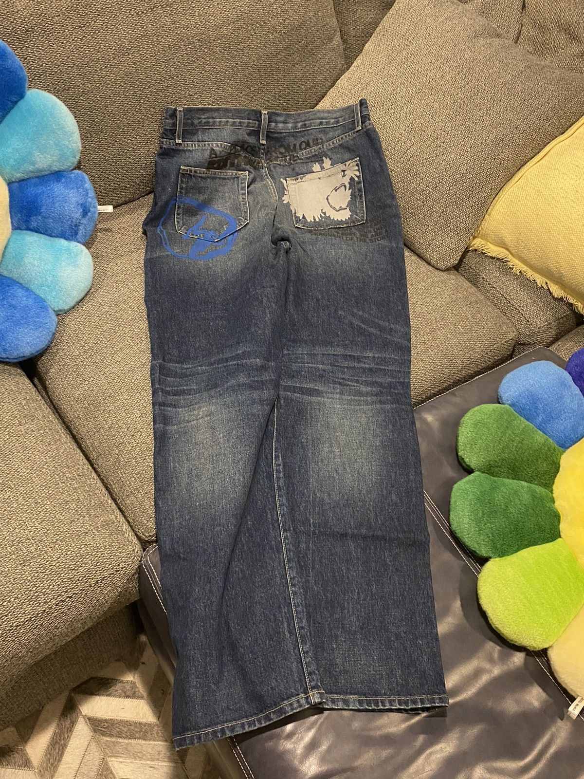 Fragment Design × Travis Scott Fragment x Cactus Jack Denim Pants | Grailed
