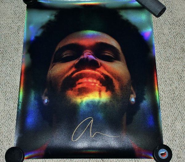 The Weeknd Signed & Framed “AFTER HOURS” Poster | Grailed
