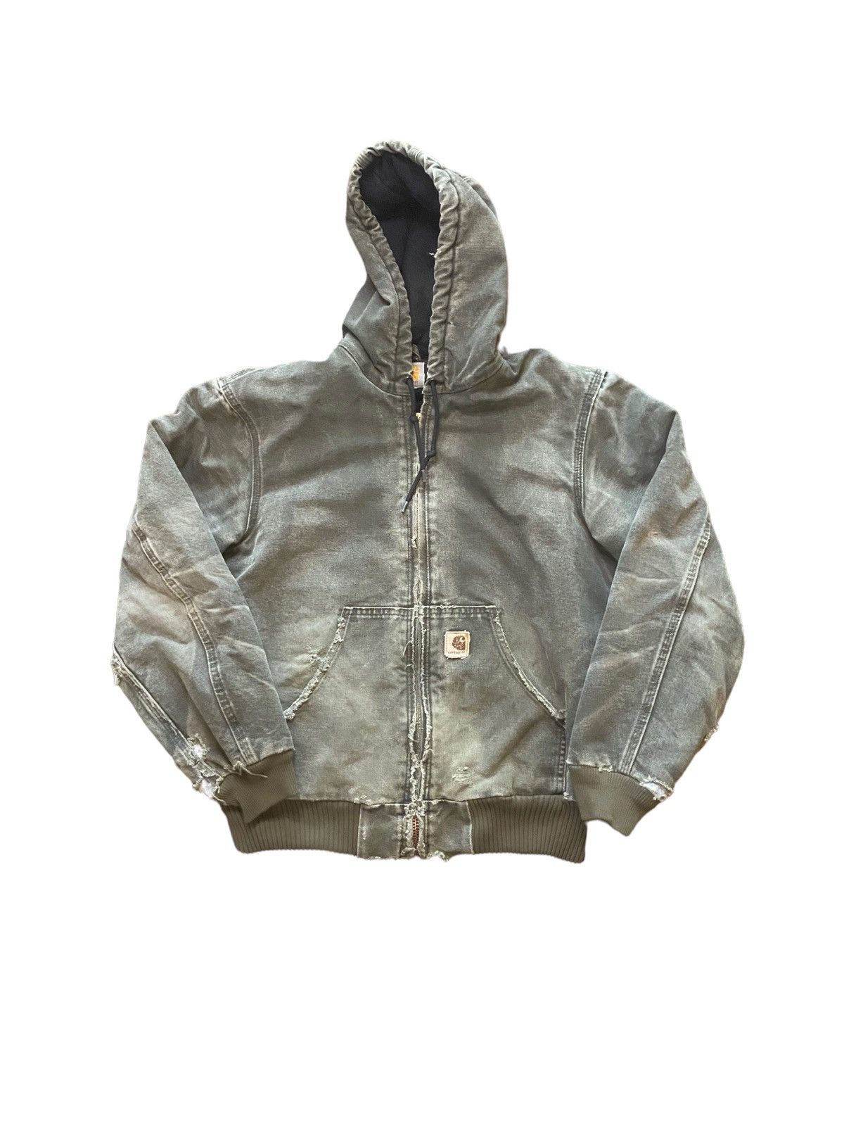 Carhartt Heavily Distressed Carhartt Jacket | Grailed