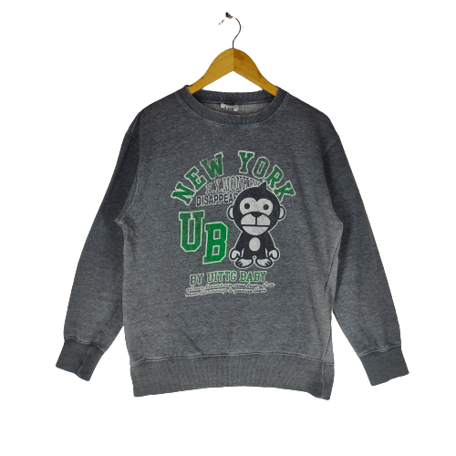 Designer × Streetwear UITTG BABY APE New York Monkey Big Printed ...