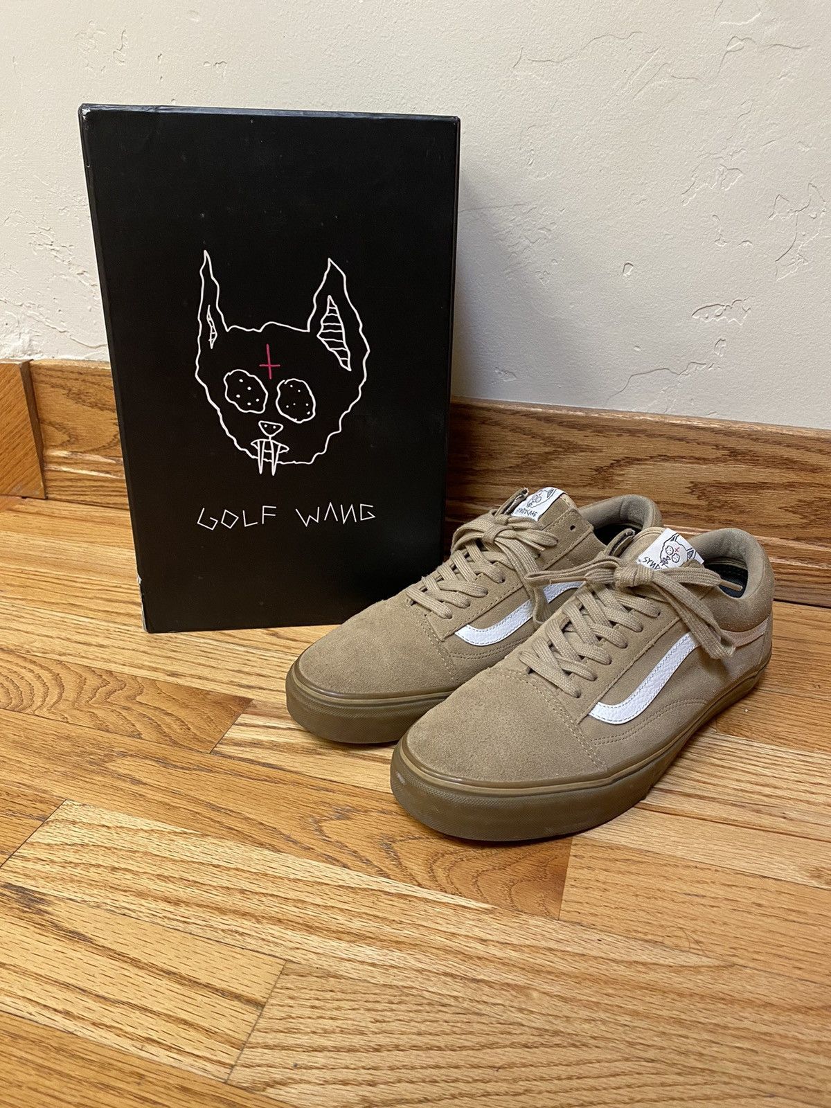 Vans Golf Wang Vans Old Skool Pro S Camel Brown | Grailed