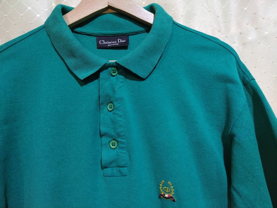 Dior ICONIC CHRISTIAN DIOR LOGO POLO SHIRTS | Grailed