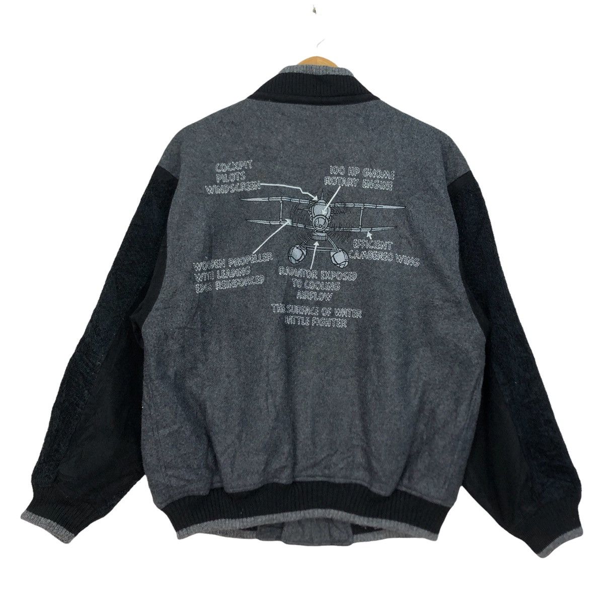 Vintage Vtg GRIFONI Italian Casual Varsity Jacket | Grailed