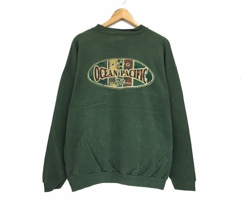 Ocean Pacific Vintage 90s Ocean Pacific OP Crewneck Sweatshirt Big Logo ...