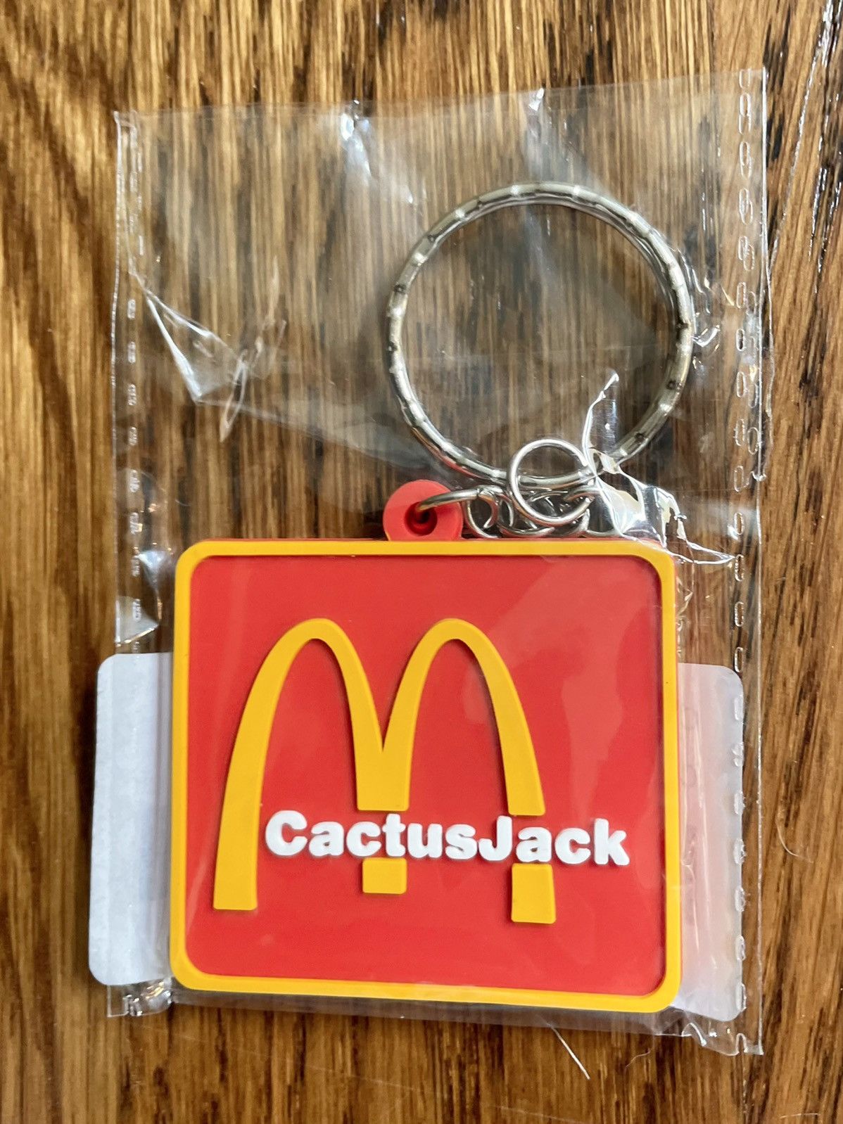 Travis Scott Travis Scott McDonalds Red CJ Arches Key Chain Hat Tee ...