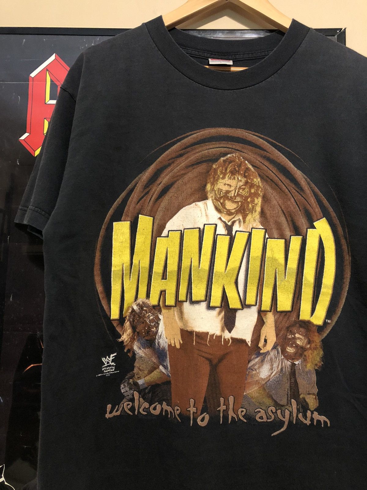 Vintage × WWF Vintage WWF Mankind Tee | Grailed