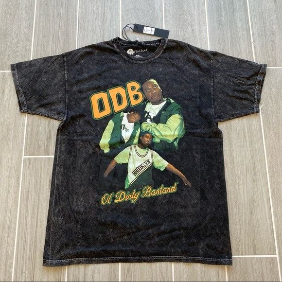 Band Tees NWT ODB 90’S RAPPER ACID WASH GRAPHIC T-SHIRT SZ LARGE | Grailed