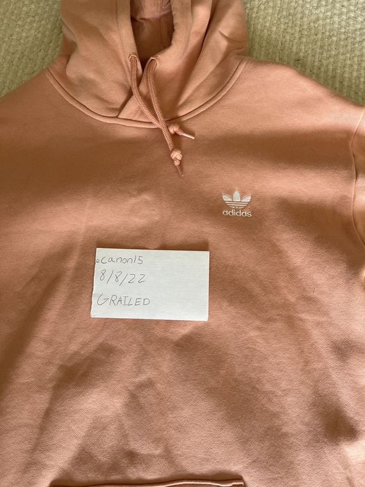 Adidas Peach Adidas Hoodie | Grailed
