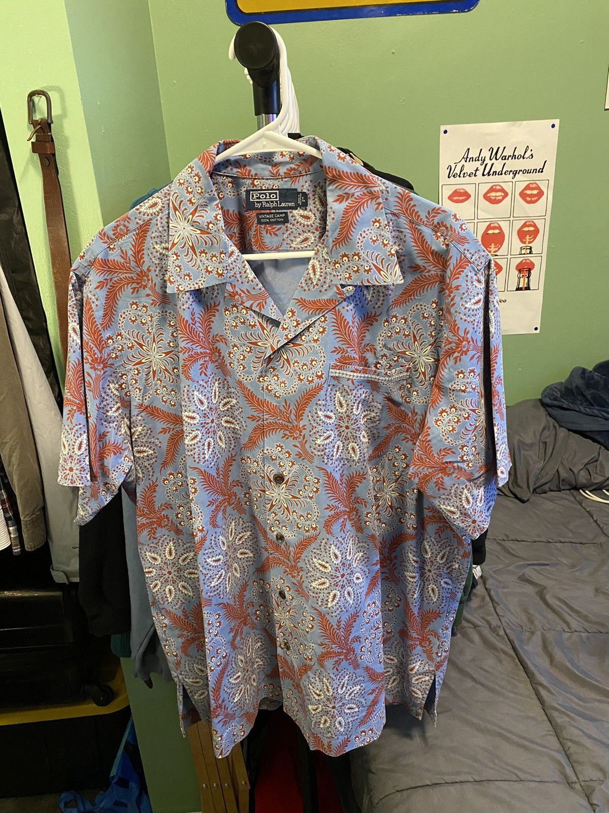 Polo Ralph Lauren Vintage Polo Ralph Lauren Camp Collar Short Sleeve ...