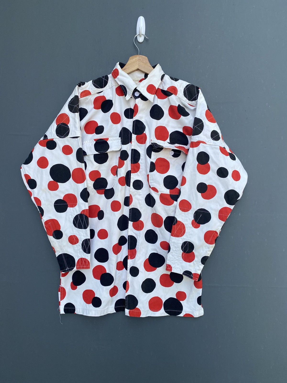 Japanese Brand JAPAN BRAND POLKA DOT WORK SHIRT DESIGN KAPITAL STYLE ...