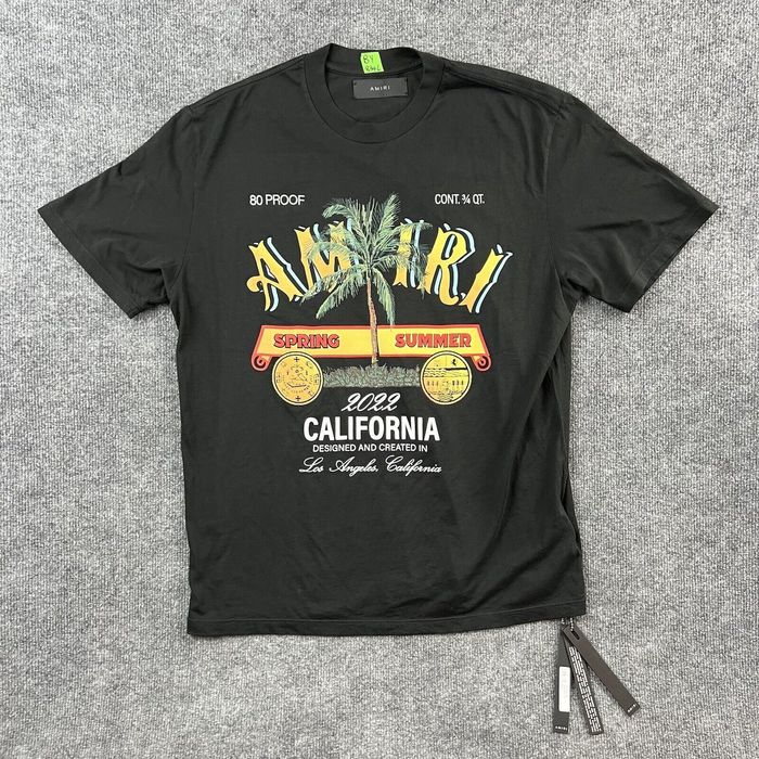 Amiri Amiri T-Shirt Rum Label Tee Medium Spring Summer 2022 | Grailed