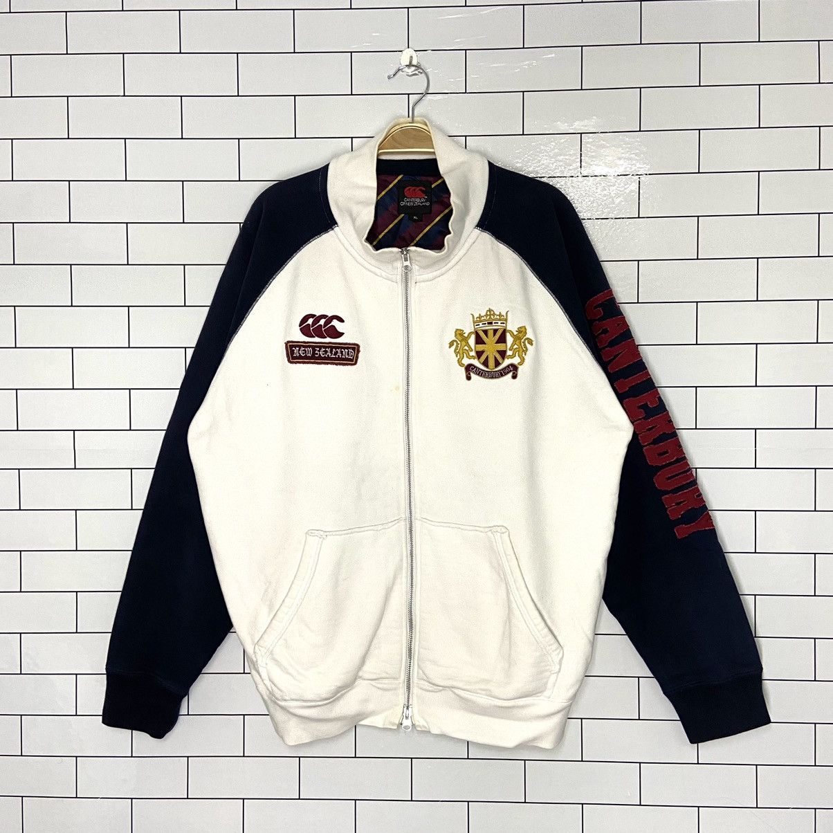 Vintage Vintage Canterbury of New Zealand Embroidery Logo Zipper | Grailed