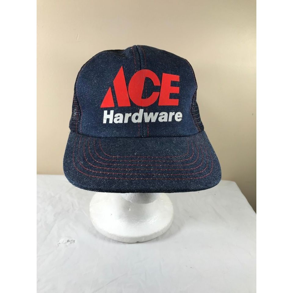 Trucker Hat × Vintage Vintage Ace hardware trucker mesh snapback hat ...