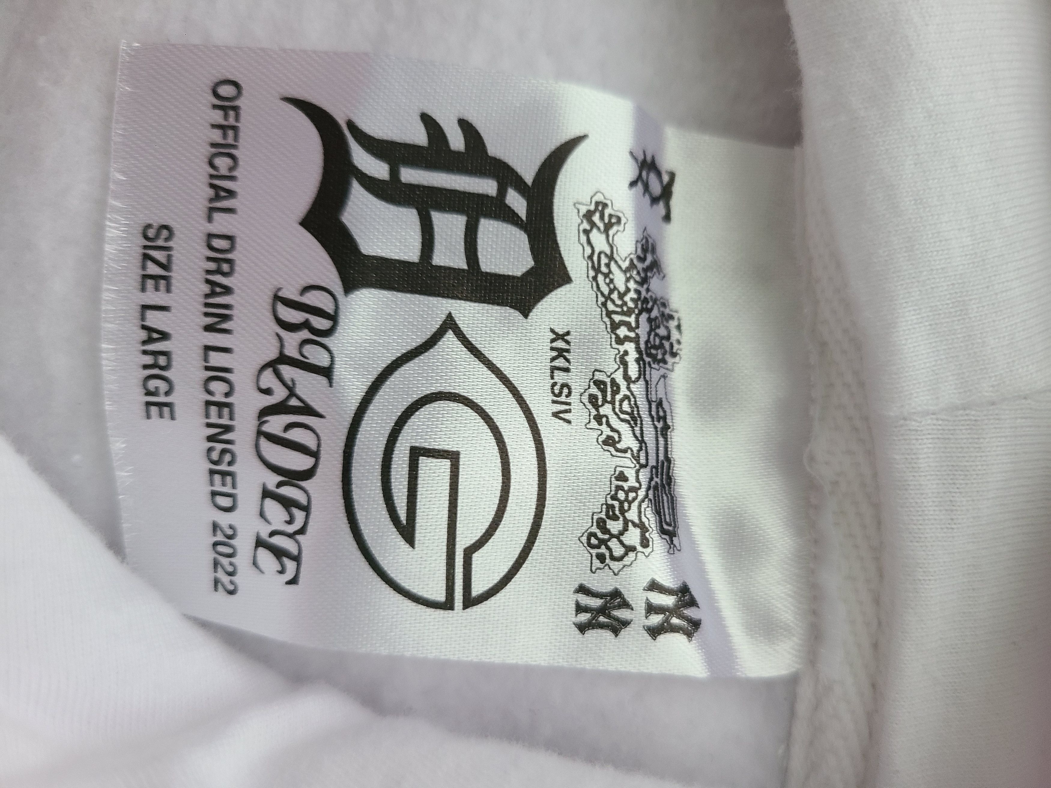 Sad Boys Bladee Face Shield Hoodie - White NYC POPUP EXCLUSIVE | Grailed